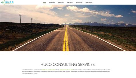 Huco Consulting Responsive Website Redesign « Ameet Jani