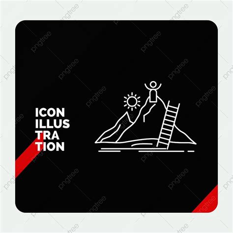 Red And Black Creative Presentation Background For Success Confident