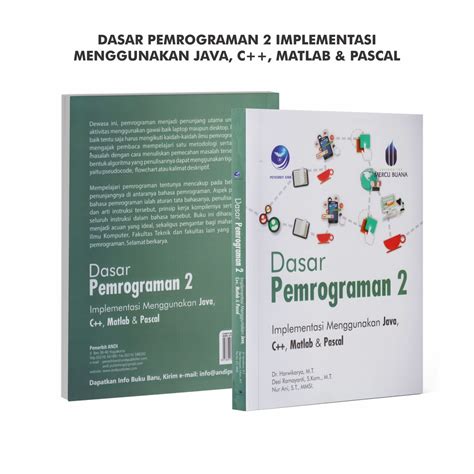 Jual Buku Teknik Informatika Dasar Pemrograman Implementasi Menggunakan Java C Matlab Dan