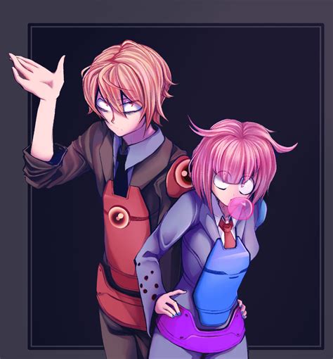 Tsukasa and Emu from Project Sekai as LobCorp employees [OC] : r/LobotomyCorp