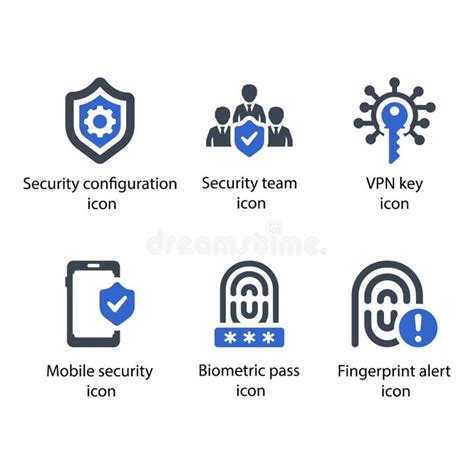 Security Configuration Security Team Vpn Key Mobile Security Biometric Pass Fingerprint