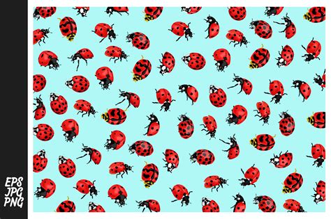 Ladybug Pattern Theme Graphic By Arief Sapta Adjie II Creative Fabrica