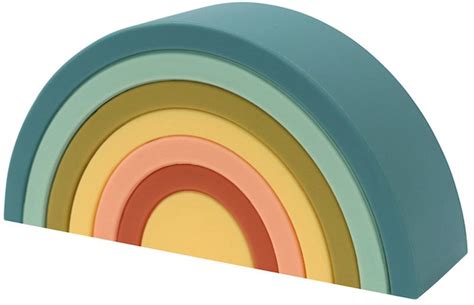 Ob Designs Silicone Rainbow Stacker Folding Rainbow Uk