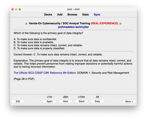 Domain CISSP Exam Security And Risk Management