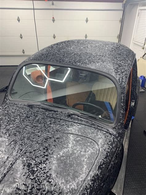 My 73 Beetle Wrap Update Just Finished The Roof Solo Wrapped