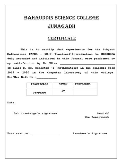 Sem 6 Maths Journel 1 Pdf Triangle Euclidean Geometry