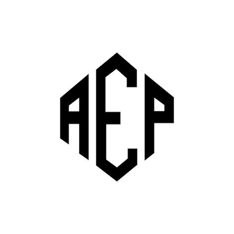 premium vector aep letter logo design with polygon shape aep polygon