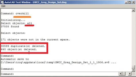overkill is your friend autocad tips