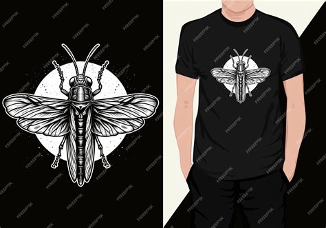 Premium Vector Grasshopper T Shirt Design Grasshopper Graphic Vector