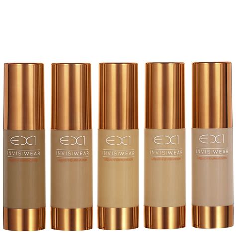 Ex1 Cosmetics Invisiwear Liquid Foundation 30ml Various Shades Ex1