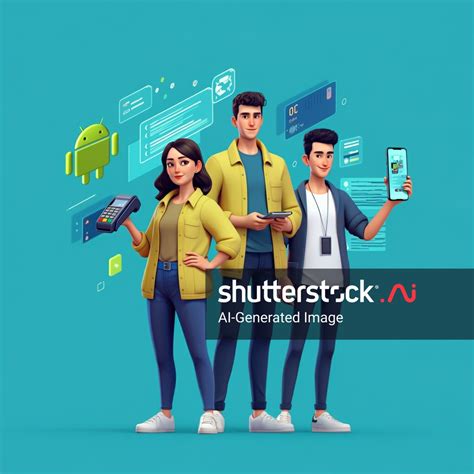 European Programmers Dynamic Poses Modern Animated Ai 生成图片2530650367 Shutterstock