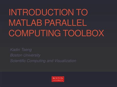Ppt Introduction To Matlab Parallel Computing Toolbox Powerpoint