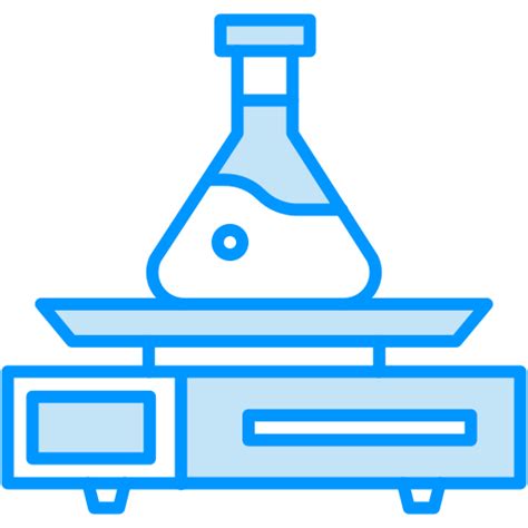 Lab Scale Generic Color Lineal Color Icon