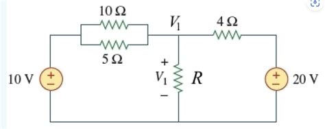 solved in the circuit given below r 21 2Ω find the value