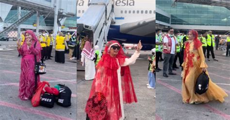 Jemaah Haji Indonesia Pulang Ke Tanah Air Siap Berbaju Labuci