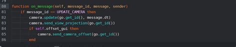 weird error from orthographic camera solved questions defold game