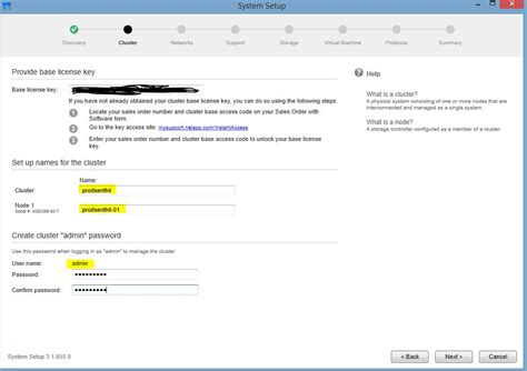 Remote Infrastructure Management Easy NetApp Cluster Configuration Using System Setup