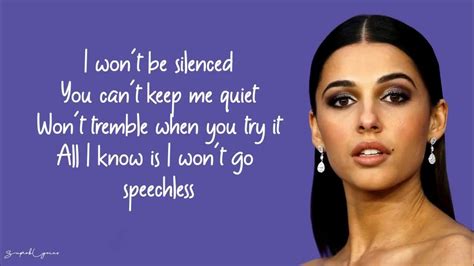 Naomi Scott Speechless Lyrics Youtube