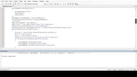 Making A Typing Game With Java Youtube