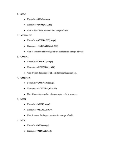 Excel Formulas Question Answers Pdf Standard Deviation