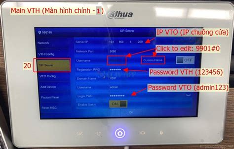 Instructions For Connecting 1 Doorbell And 2 Screend Dahua Application System