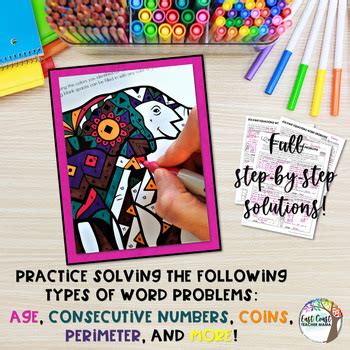 Linear Equations Word Problems By East Coast Teacher Mama TPT