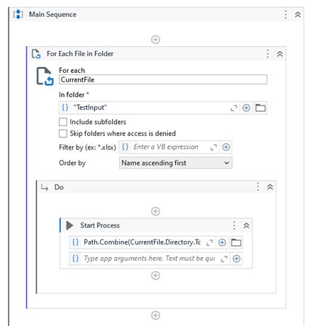 Open Files From A Folder Open By One Using Use Application Click