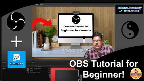 Obs Tutorial In Kannada For Beginners Youtube