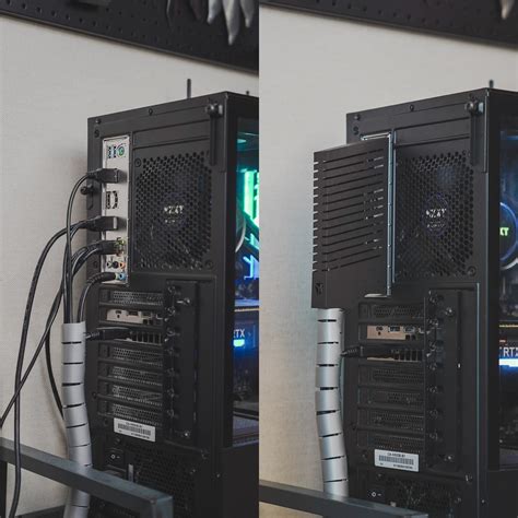 1 I Made A Cover For Cable Management On The Back Of The Pc