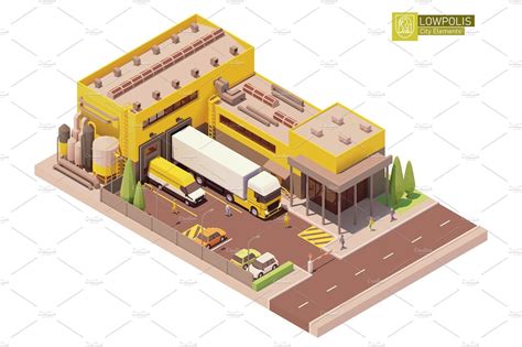 Isometric Factory Building
