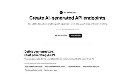 Json Data Ai Ai Powered Json Data Generator For Seamless Api Integration Aitoolnet