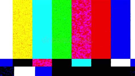 no signal screen with glitch old tv signal lost video stock footage