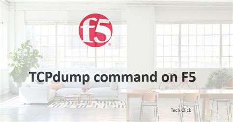 Tcpdump Command On F5