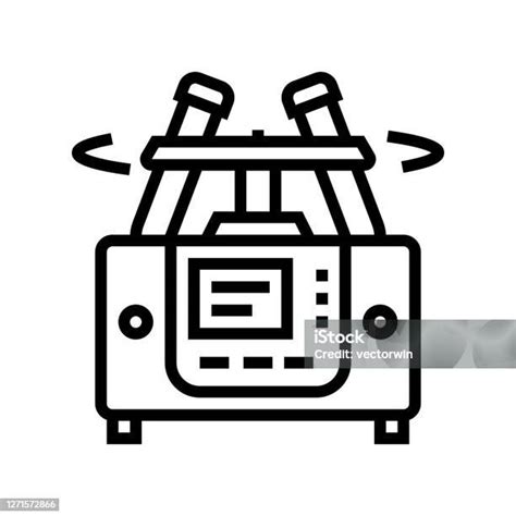 실험실 원심분리기 선 아이콘 벡터 격리 일러스트레이션 원심 분리기에 대한 스톡 벡터 아트 및 기타 이미지 원심 분리기 상징