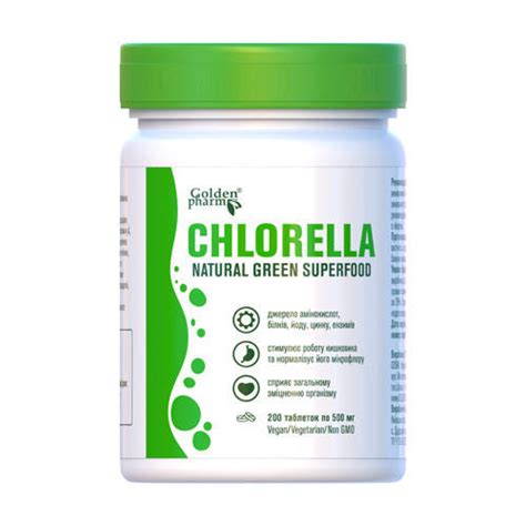 Купить Хлорелла (Chlorella) таблетки №200, цена 426 ₴ — Prom.ua (ID ...