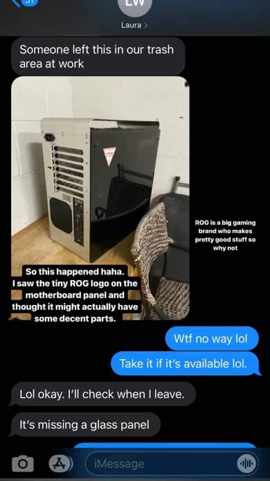 Fiancé Found This Computer Outside Her Work In The Trash Def Didnt