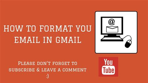 How To Format Your Email In Gmail Gmail Free Training Video 5 Youtube
