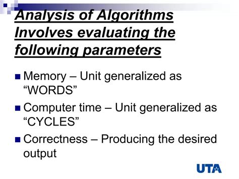 design and analysis of algorithms ppt