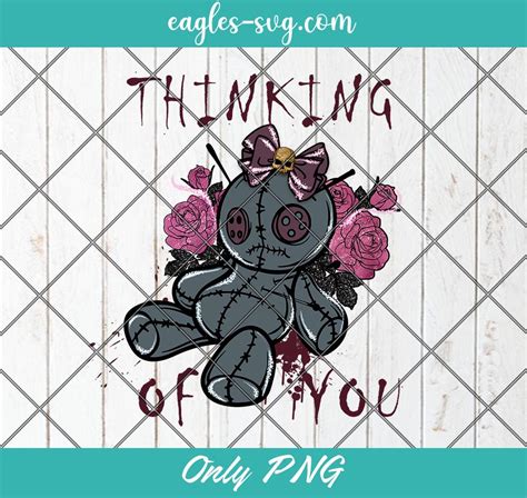 Voddo Doll Black Magic Halloween Png Sublimation Thinking Of You Png Sublimation Design