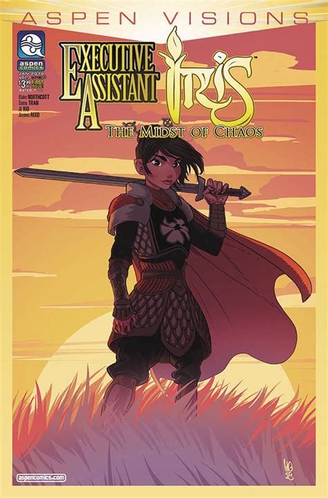 Aspen Visions Iris The Midst Of Chaos 1 Gunnell Cover Fresh Comics