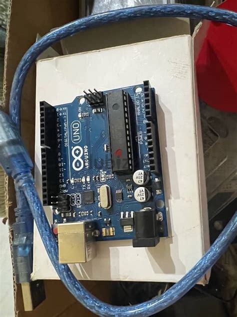 Arduino Uno And Motor Driver Shield For University Projects Computer