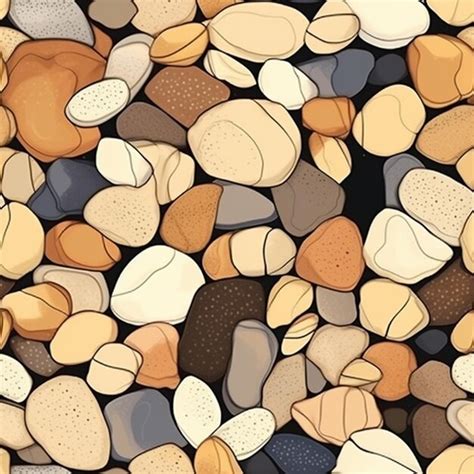 Premium Ai Image A Close Up Of A Bunch Of Rocks On A Black Background Generative Ai