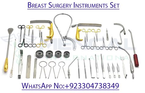 Breast Surgery Instruments Set Breast Augmentation Instrument Set Tebbetts Breast Set Mengal
