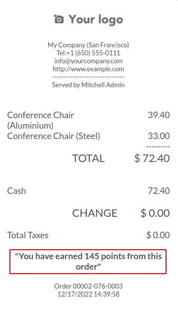 Point Of Sales Customize Customer Receipts Odoo 16 Development Book