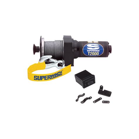 Superwinch 12 Volt Dc Electric Winch — 2000 Lb Capacity Model T2000