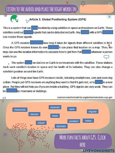 Global Positioning System In A Sentence At Joyce Hartmann Blog