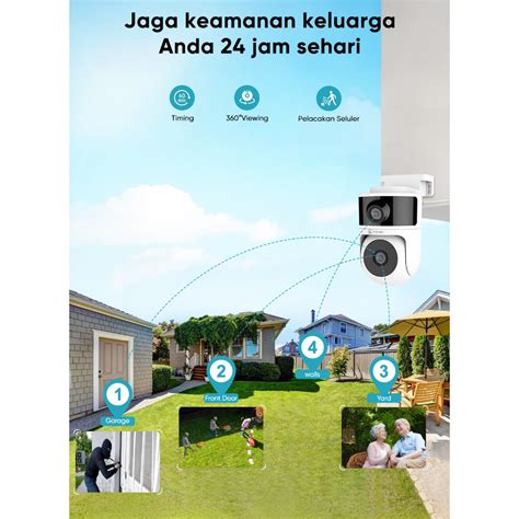 Jual Eyesec Cctv 2 Kamera Ip Camera Wifi 8mp Cctv Outdoor Waterproof