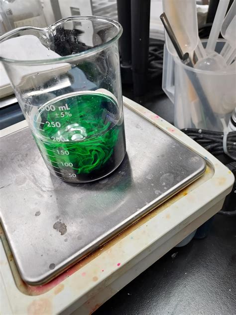 Dye Before Adding Stirring Rchemistry