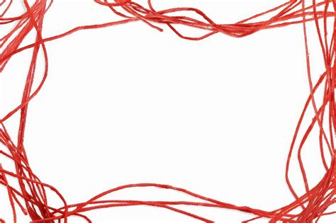 premium photo strings threads textures and clipping paths of red