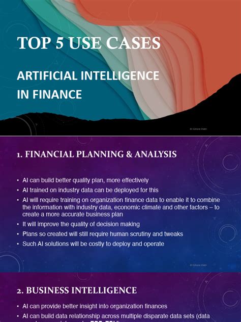 Top 5 Use Cases Pdf Artificial Intelligence Intelligence Ai